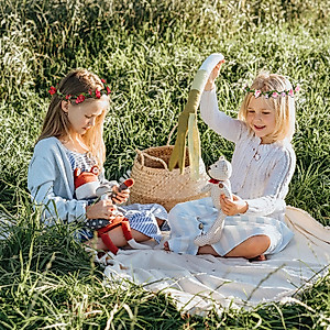 Rocutus 10pcs Bohemian Flower Crown Floral Wreath Garland Headbands Flower Crown for Women (10 Pieces)