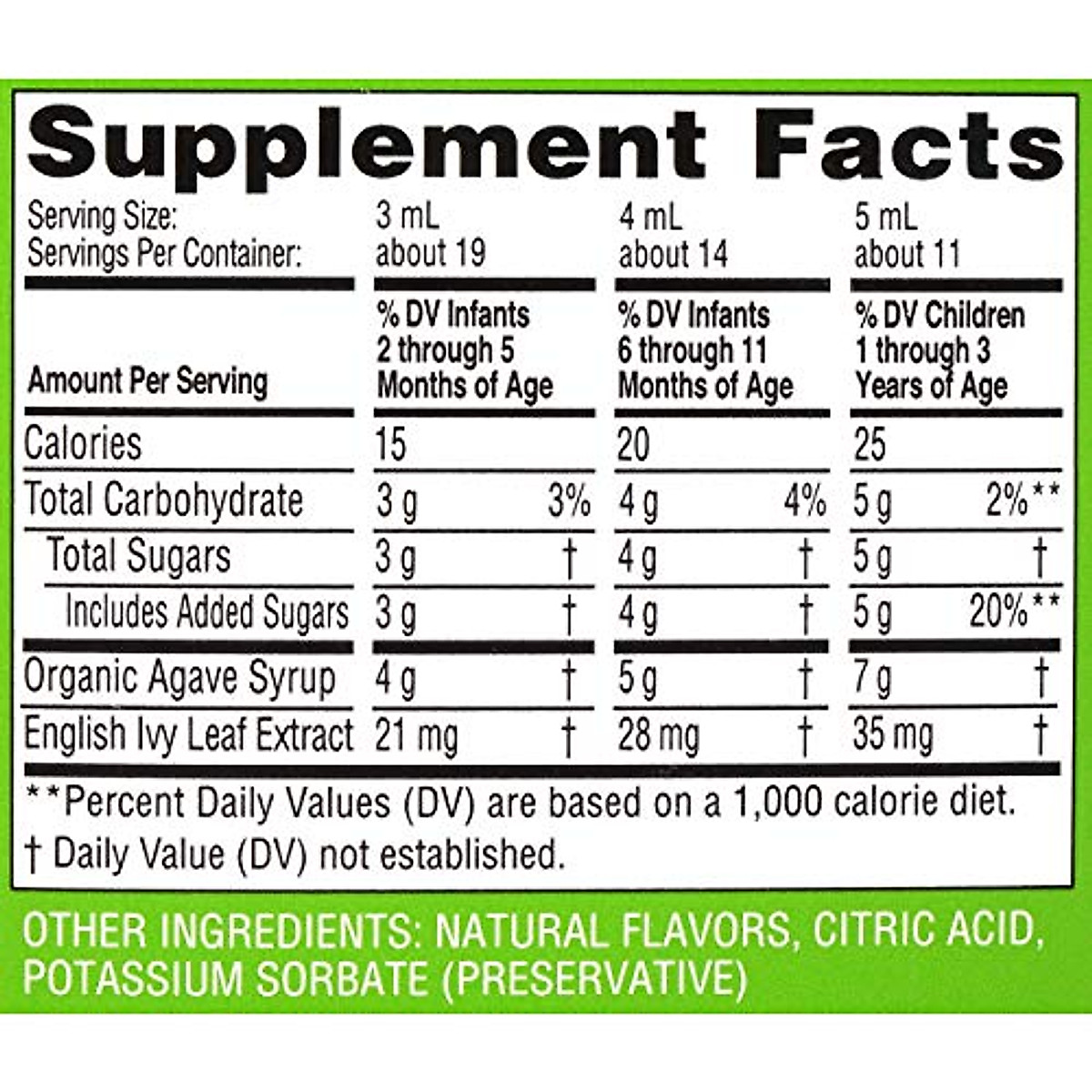 Zarbee's Children's Cough Syrup + Mucus with Dark Honey, Vitamin C, Zinc & Ivy Leaf Extract, Drug & Alcohol-Free, Cherry Flavor, 2Fl Oz