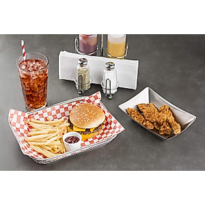 TableCraft 10109 Coca-Cola Red & White Striped Straws (Unwrapped), Pack of 100