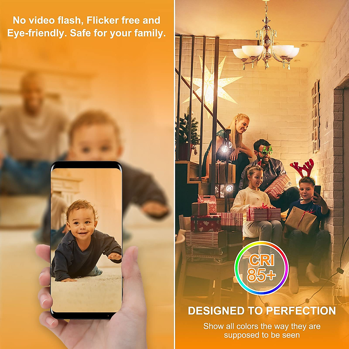 hansang E12 LED Candelabra Bulbs 3000K Soft White 6W 60Watt Equivalent, B11 Ceiling Fan Light Bulbs Small Base, C37 Type B Light Bulb for Chandelier, 600 Lumen, Non-dimmable, 6 Pack