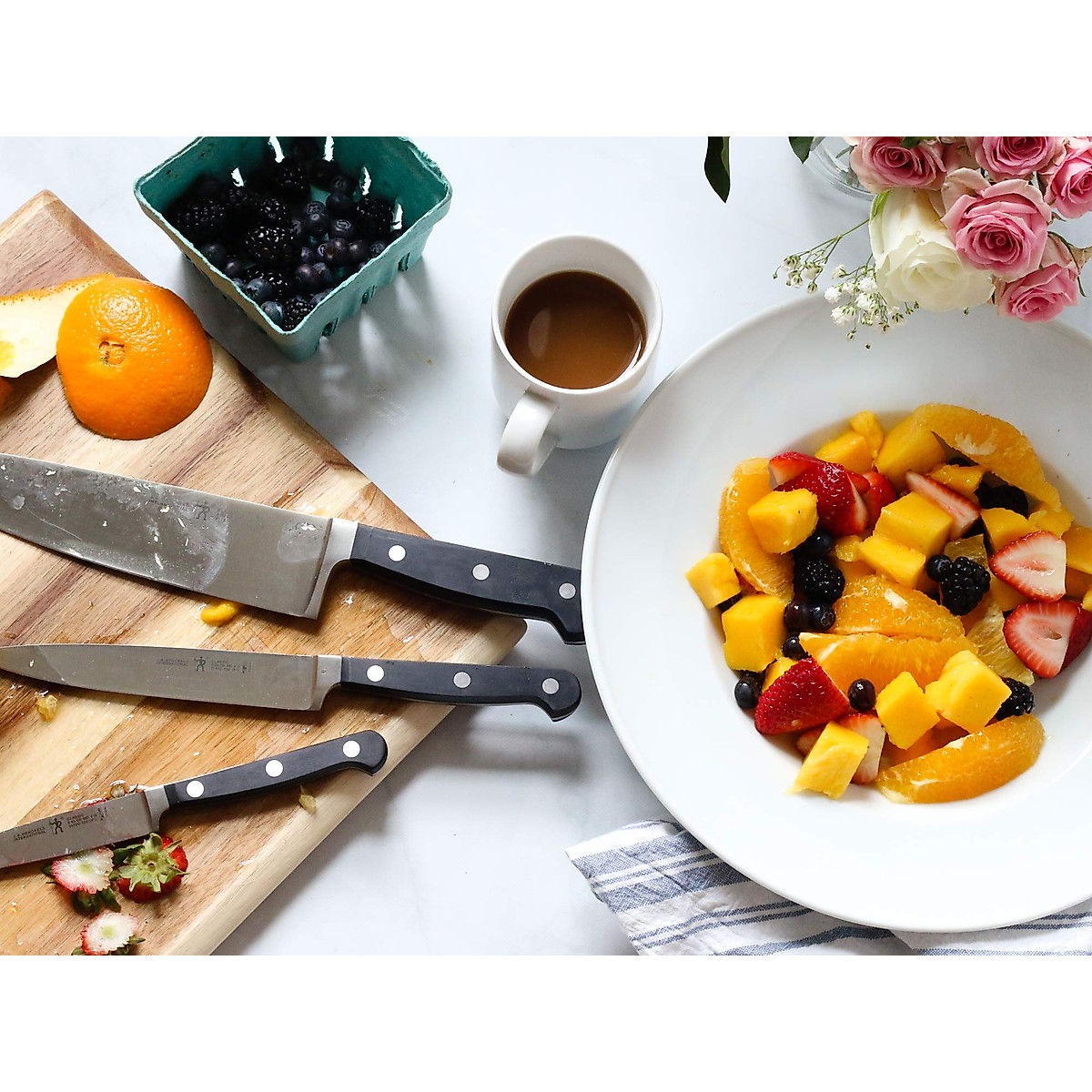 HENCKELS Classic Razor-Sharp 3-pc Knife Set, German Engineered Informed by 100+ Years of Mastery