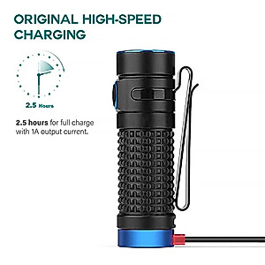 TUSITA MCC3 1A/1.5A/2A Magnetic Charger Compatible with Olight Odin | Odin Mini | PL-Pro | Baton3 | Warrior Mini2 | Perun 2 | Seeker 3 pro|Warrior X3 3S | Baldr Pro R - 50CM