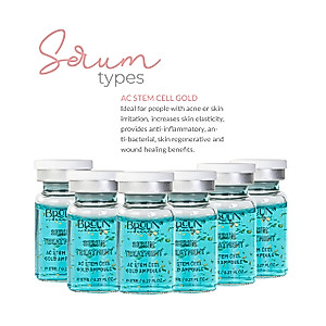 BRÜUN Serum Treatment set of 12 Vials for Spa – A Booster kit for skin care to use with Derma Pens and rollers for fresh look and lasting results