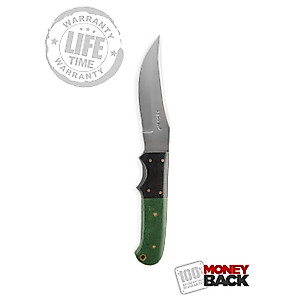 Perkin 5400 Fixed Blade Hunting Knife with Sheath Fix Blade Knife