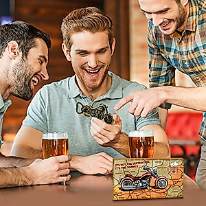 Valentines Day Gifts for Men Dad - Unique Valentines Motorcycle Gifts for Him Husband Boyfriend Beer Bottle Opener Cool Gadgets for Men Grandpa, Funny Birthday Biker Gifts for Men Who Have Everything