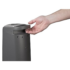 Lasko Oscillating Ceramic Tower Space Heater with Logic Center Digital Remote Control, Adjustable Thermostat, Timer, 2 Heat Settings, Overheat Protection, 29 Inches, Gray, 5572