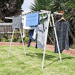 Daytek Portable A-Frame Clothesline, 72 Feet Drying Space