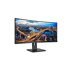 Philips Curved Monitor 346B1C 86 cm (34-inch) (HDMI, DisplayPort, USB-C, USB Hub, 3440 x 1440, 100 Hz, FreeSync, 5ms Response Time) Black