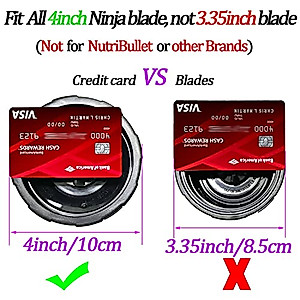 Replacement 24oz Nutri Ninja Blender Cup with Sip & Seal Lid For BL450 BL454 BL456 BL480 BL482 BL640 BL642 BL682 BN751 BN801 Foodi SS101 SS351 SS401 Ninja Blender Auto IQ Blade, 2-Pack