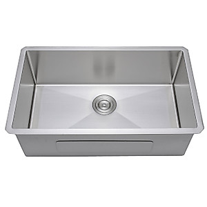 Wells NCU3018-10 New Chef'S Collection Kitchen Sink, 30 Inch, Stainless steel