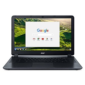 Acer Chromebook 15 (Intel Celeron N3060 1.60 GHz, 4GB Ram, 16GB Flash Drive, 15.6in HD 1366 x 768, Chrome OS) (Renewed)