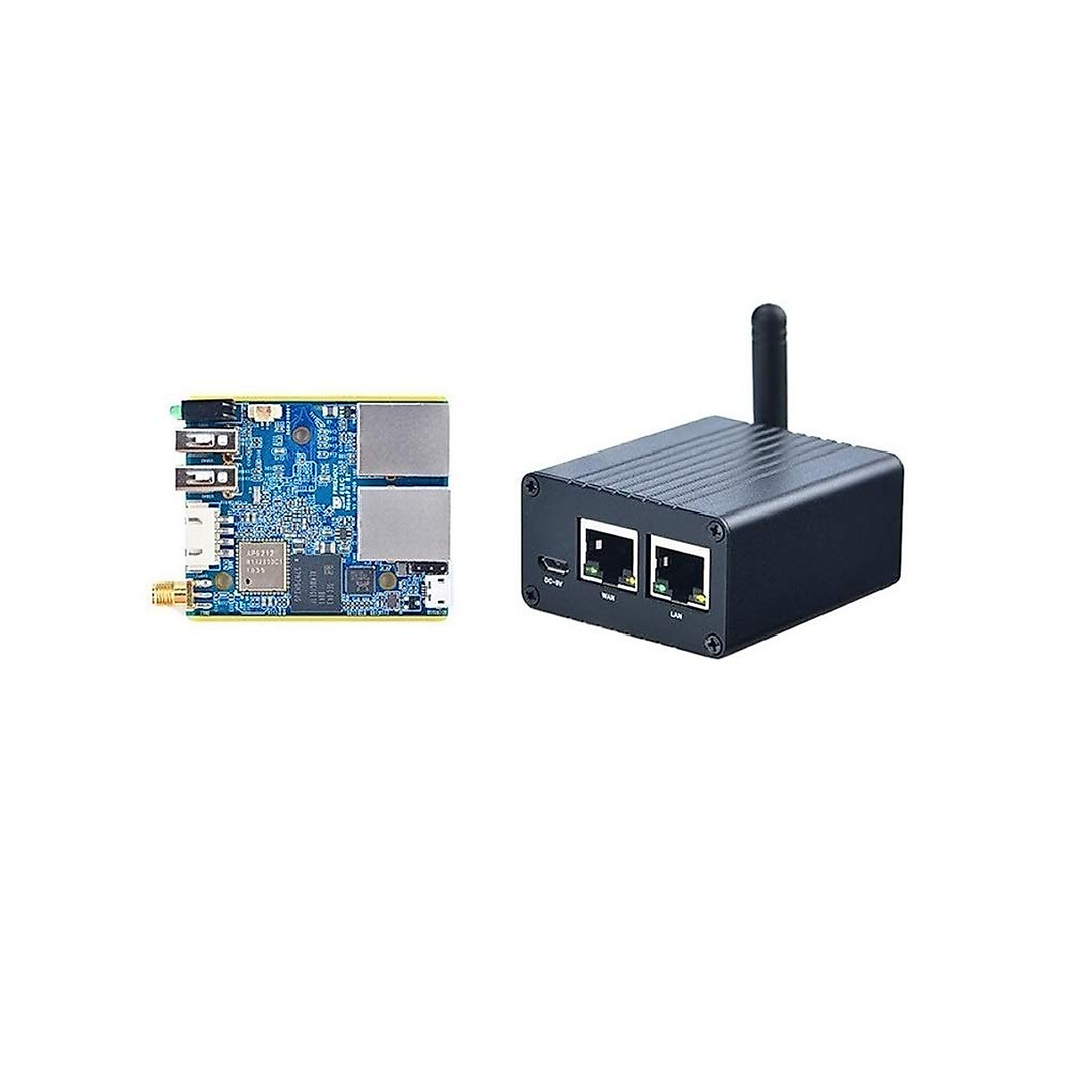 youyeetoo NanoPi R1 Friendly Dual Network Port IoT Router, Supporting Open Source Ubuntu and OpenWrt … (1GB FBM)