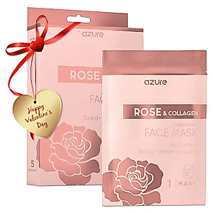 Azure Cosmetics Skin Treatment Mask - Deeply Hydrates, Tightens and Smooths Dry Skin, Softens Wrinkles and Fine Lines, Radiant and Glowing Skin