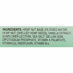 Living Harvest, Hempmilk Unsweetend Vanilla, 32 Fl Oz