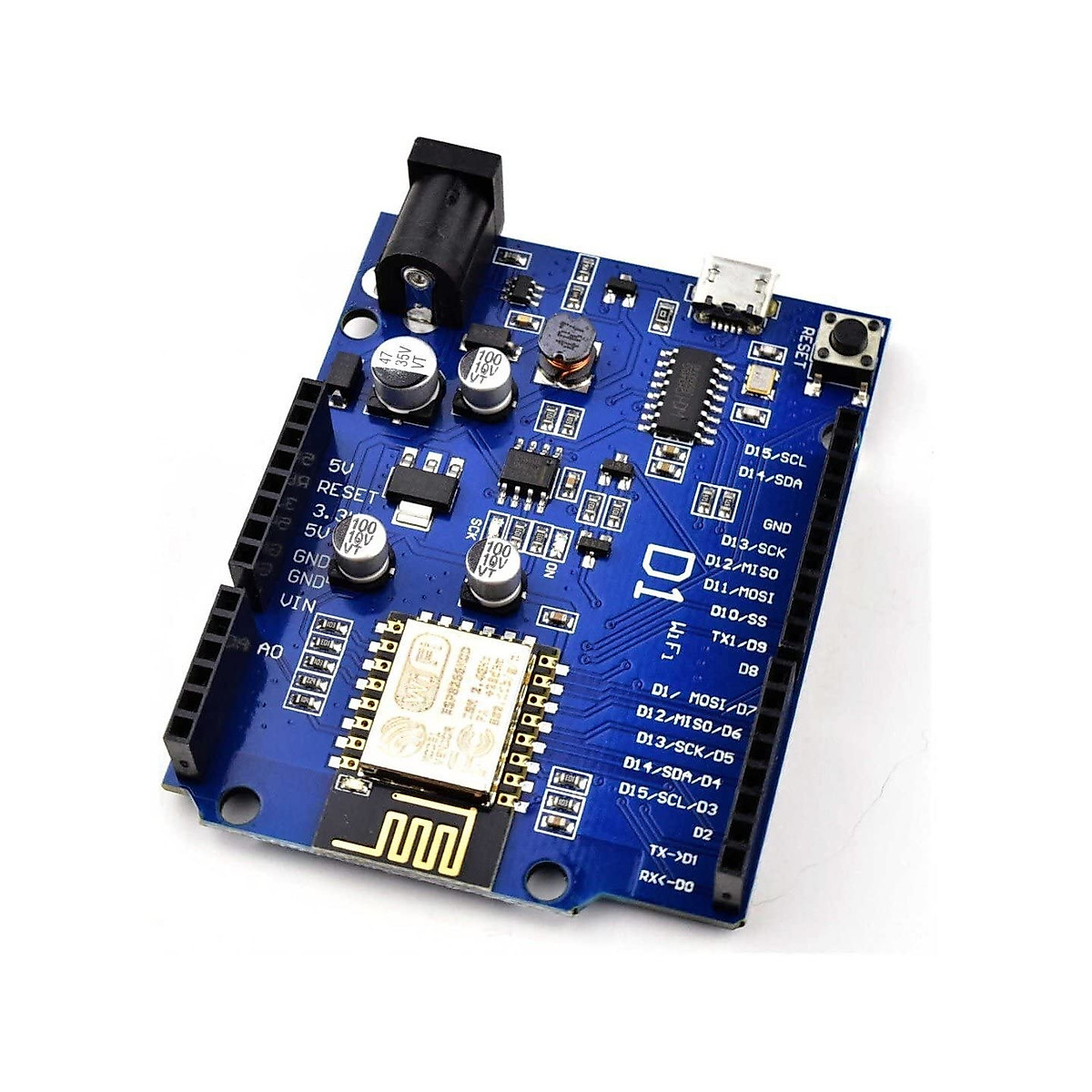 CANADUINO® Wemos D1 ESP8266 Wi-Fi Board 80-160MHz - IoT - Compatible with Arduino and NodeMCU