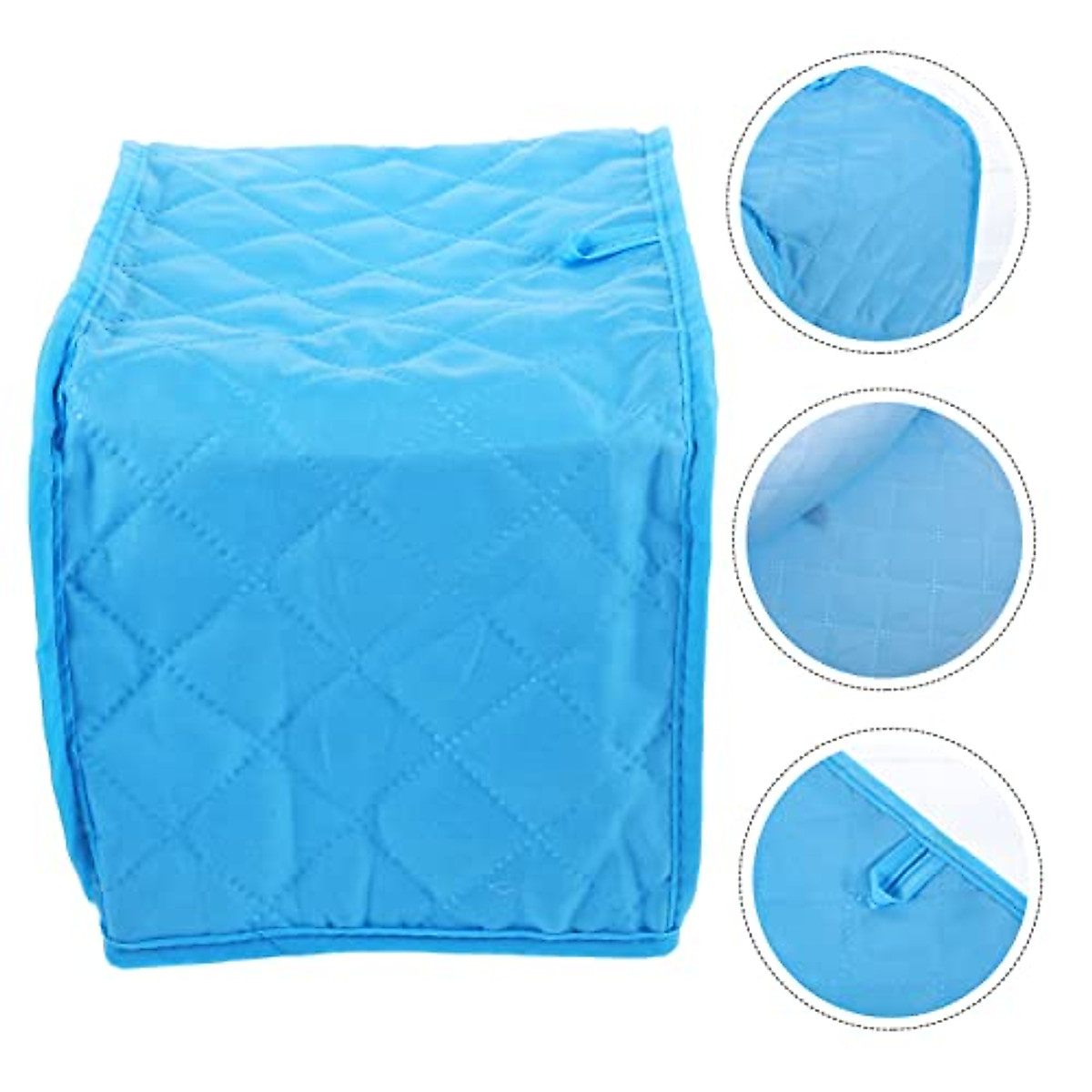 RUNROTOO Bread Machine Dust Cover Home Appliances Air Fryer Toaster Oven Toaster Bread Machine Supplies Air Fryer Cover Polyester Toaster Cover Toaster Appliance Cover Home Supply Coat Blue