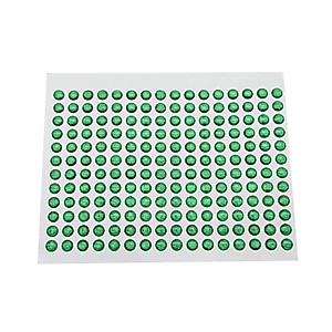 HTHYLURE Fishing Lure Eye 3D Soft Solid Green Eye Fishing Eyes Holographic Lure Eyes Making Fly Tying Fake Fish Eyes DIY Lifelike Realistic Artificial Holographic Fake Eyes All Green 5MM-500pcs