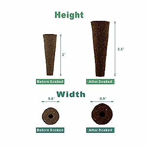 lukandafi Grow Sponges 100 Pack, Hydroponics Sponge Compatible with Aerogarden, iDOO