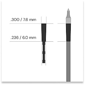BALLISTA Sting Mini Crossbow Bolts Carbon Arrows with Field Tips, Half-Moon Nocks, Penetrator Inserts for Hunting Broadheads OD 6.0mm (Pack of 6) (13")