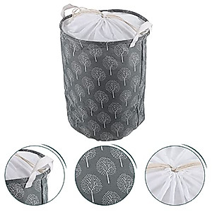 Laundry Basket Collapsible Fabric Clothes Laundry Hamper Foldable Clothes Bag Folding Washing Bin for Blankets Nursery Laundry Kids Clothing