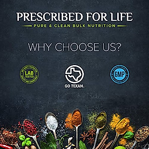 Prescribed For Life, Natural Sodium Bicarbonate (Baking Soda) Powder, 1 Lb Pouch