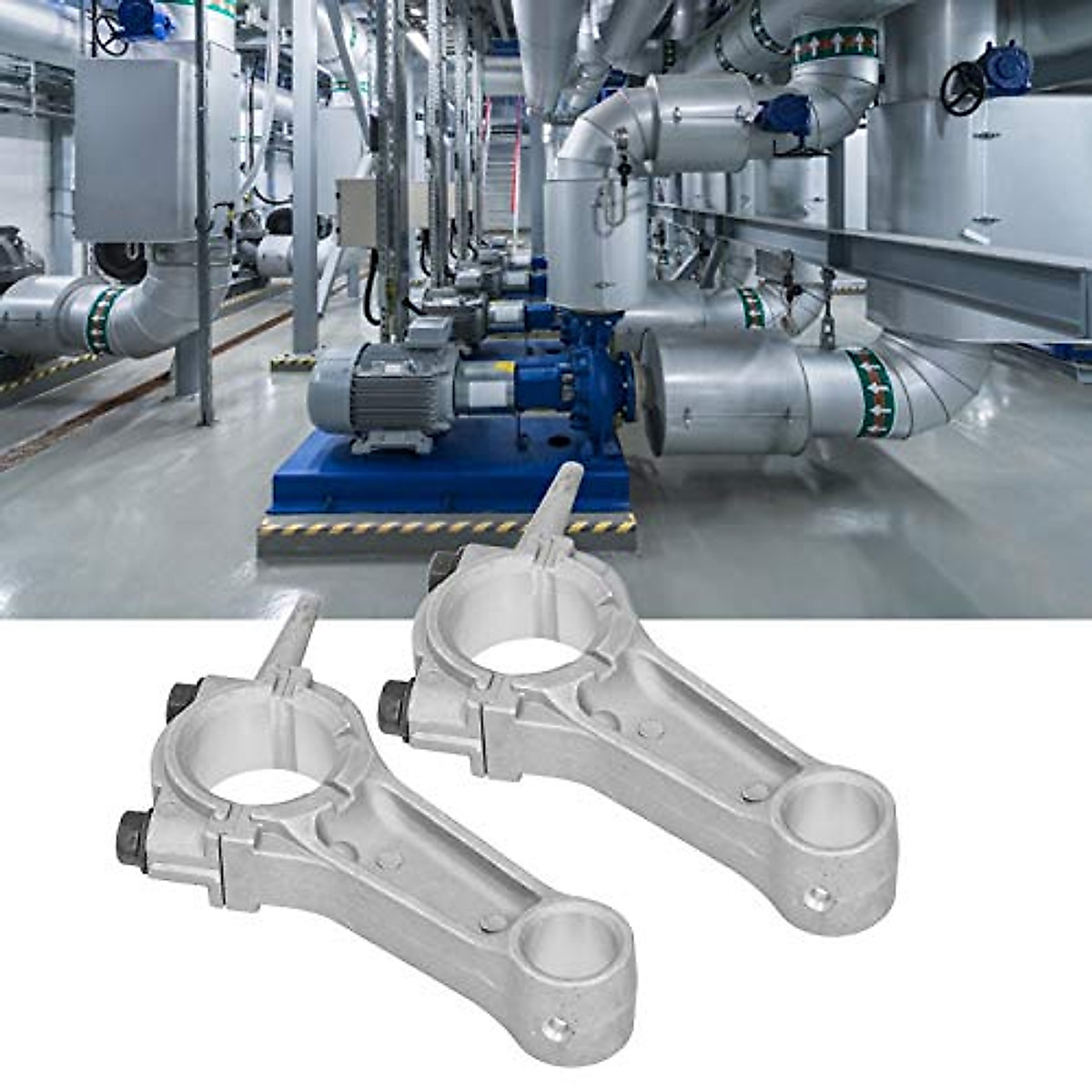 TOPINCN Crankshaft Connecting Rod Fit for 168F/GX160/GX200 22.5KW Gasoline Generator Replacement Parts 2PCS