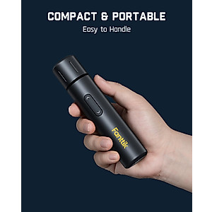 Fanttik S1 Capsule 3.7V Cordless Screwdriver, Electric Screwdriver, Max 5 N.m, 320 RPM Motor, 5 Pcs Double-Ended Bits, Compact Design, LED Light, 1/4''Hex, Idea Tool for Furniture, Appliances-Grey