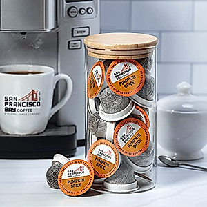 San Francisco Bay Compostable Coffee Pods - Pumpkin Spice (80 Ct) K Cup Compatible including Keurig 2.0, Flavored, Medium Roast