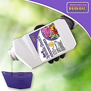 Bonide Rose Rx Systemic Drench, 32 oz Concentrate, Garden Insect & Disease Prevention for Roses, Flowers and Ornamentals