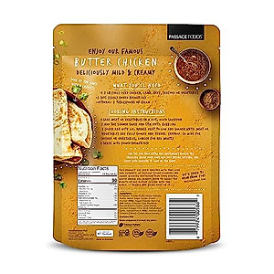 Passage to India Butter Chicken Simmer Sauce 13.2 oz (Pack of 6)