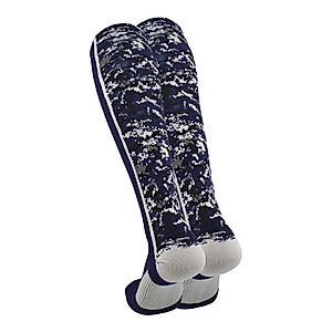 TCK Digital Camo OTC Socks (Navy, Small)