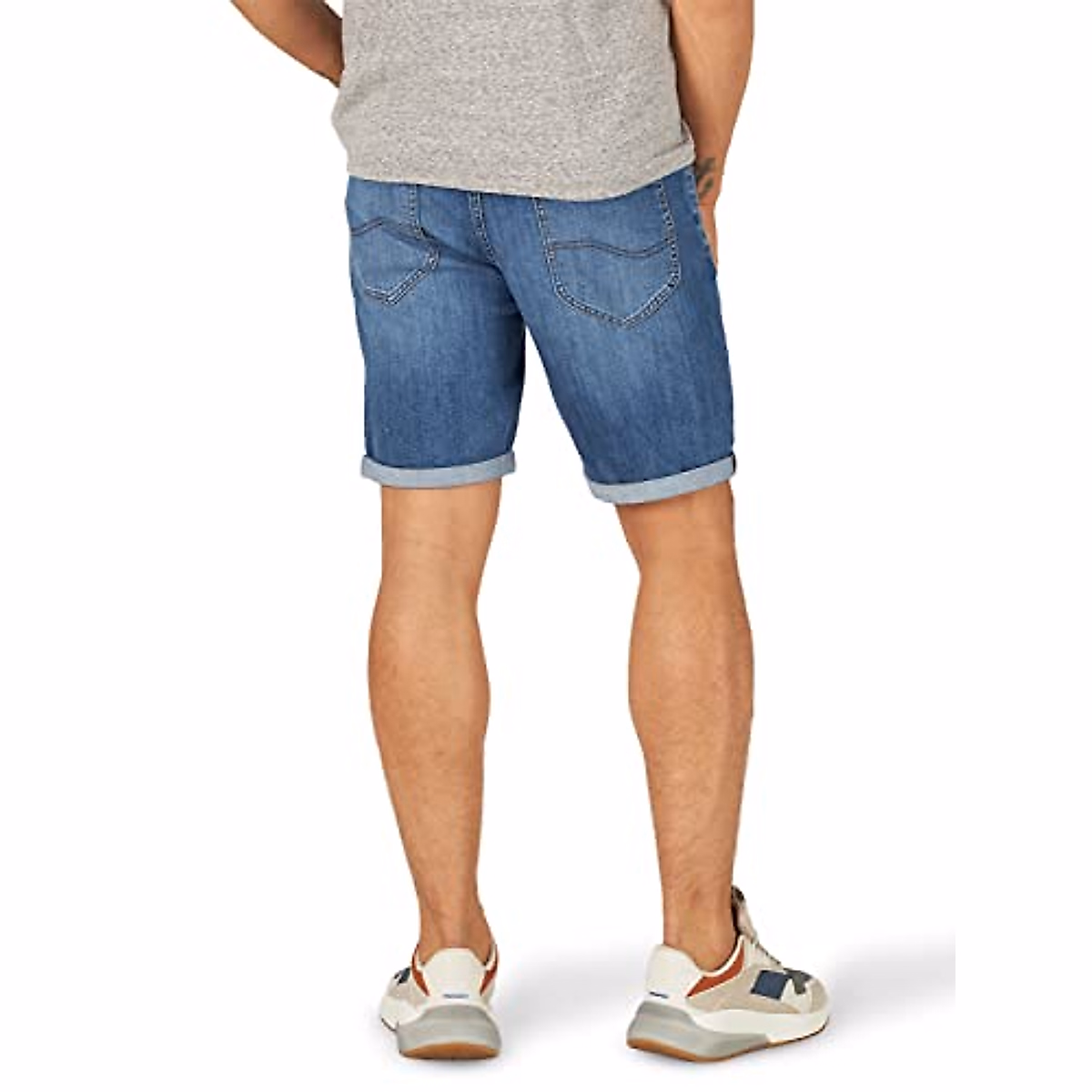 Lee mens Legendary Regular Fit 5-pocket Jean Denim Shorts, Avenger, 40 US