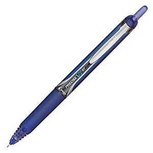 Pilot Precise V7 RT Retractable Rolling Ball Pens, Fine Point, Blue Ink, 6 Pack