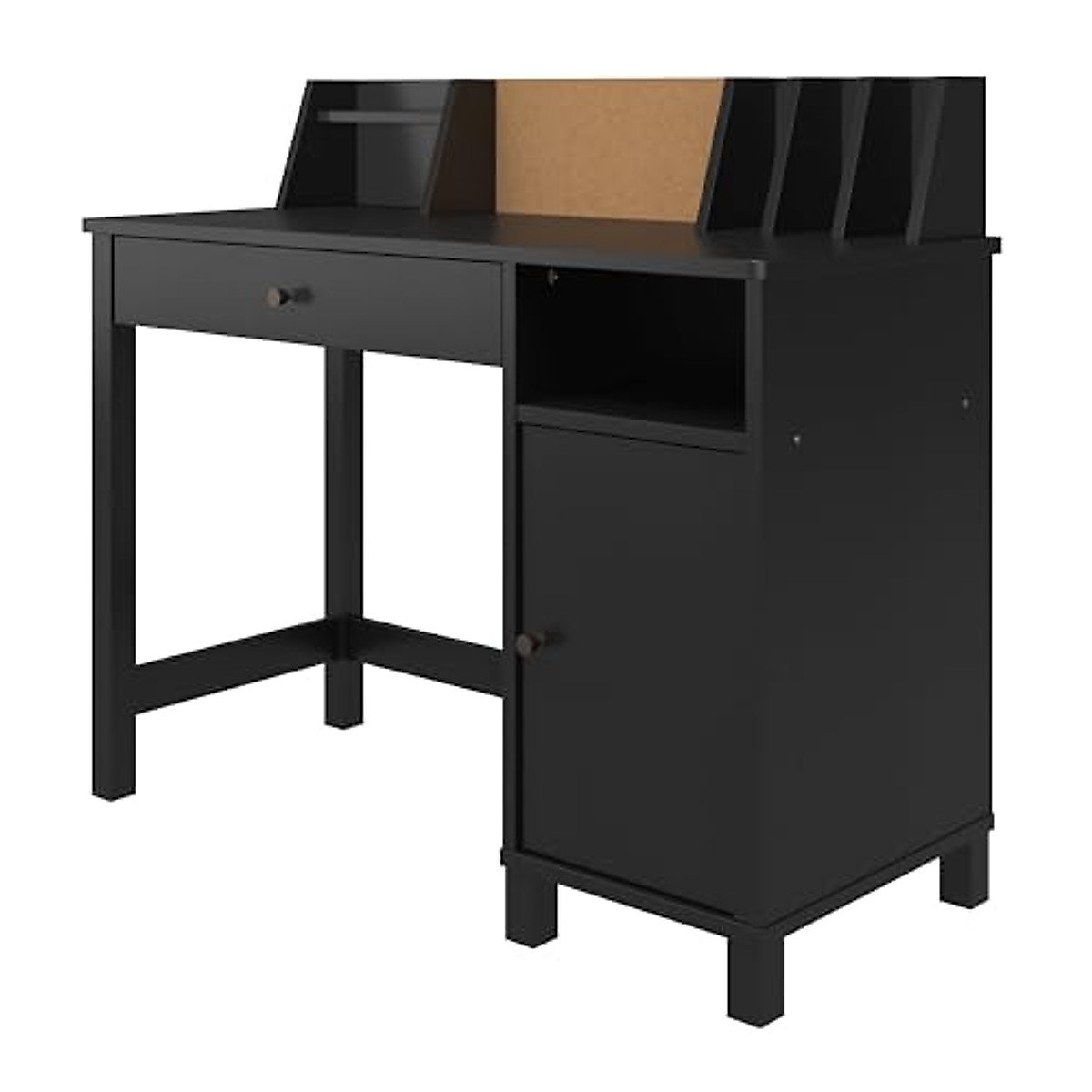 Little Seeds Abigail Kids Desk with Chair, Black