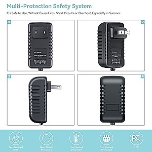 SLLEA 5V Power Cord Adapter Compatible with Remington Shaver PG525 PG6025 MB4045B MB2500 PG6135 PG6060 Remington Beard Trimmer Power Supply Cord Cable Charger