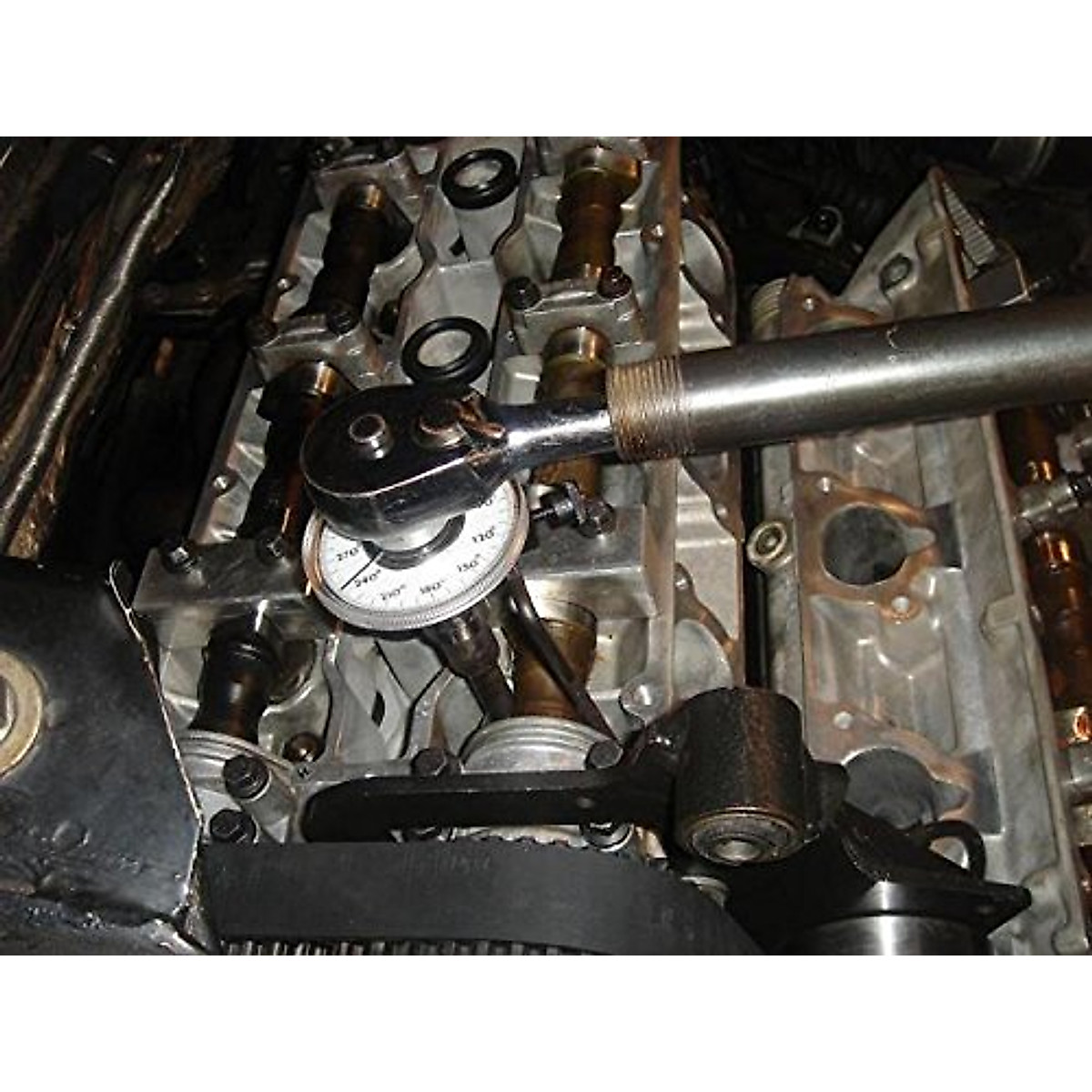 Alltooetools 1/2 Inch Torque Wrench Angle Gauge Tool SF0136