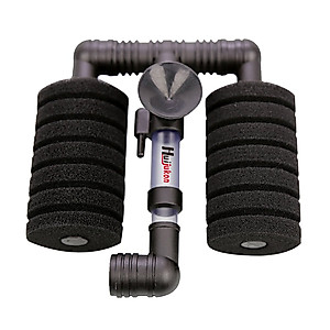 Huijukon Aquarium Fish Tank Sponge Filter Bubbler for 10 to 30 Shrimp Betta Breeder Fry Nano Axolotl Angelfish Tanks (Filter)