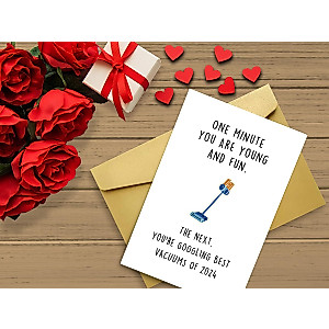 Funny Birthday Card for Women Men, Happy 40th 50th 60th 70th 80th 90th Birthday Cards for Dad Mom Sister Brother Friend, Happy Birthday Card for Grandma Grandpa with Sticker And Envelopes