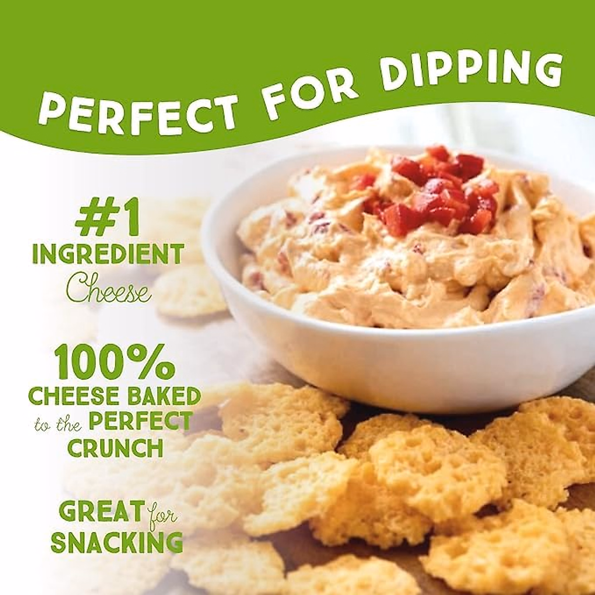 Whisps Cheese Crisps Parmesan Cheese | Protein Chips | Healthy Snacks | Protein Snacks, Gluten Free, High Protein, Low Carb Keto Food (2.12 Oz, 6 Pack)