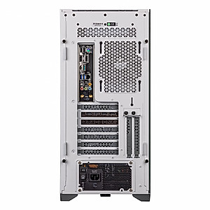 Velztorm White Aciex Gaming PC 14th Gen AI Compatible (Intel i9-14900K 24-Core, 128GB DDR5 4800MHz RAM, 8TB PCIe SSD, GeForce RTX 4090 24GB, 1000W, WiFi6, BT5.2, Win 11 Pro) VELZ0061