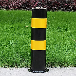 Security Parking Posts,Car Parking Space Lock Bollard,Heavy Duty Metal Bollards for Safe Lane Parking and Parking Interceptors