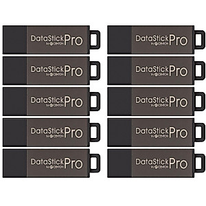 Centon DSP8GB10PK 10 x 8GB MultiPack DataStick Pro USB 2.0 Flash Drives (Grey)