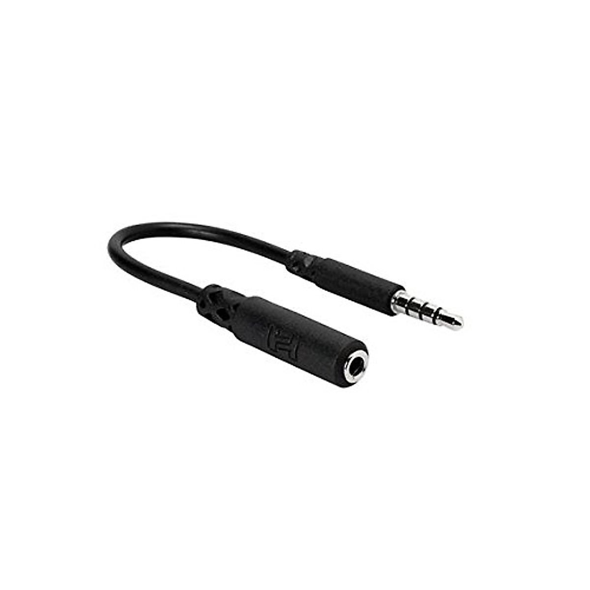 Hosa MHE-158 3.5 mm TRRS to Slim 3.5 mm TRRS Headphone Adaptor