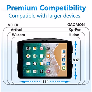 MAX SMART Universal Drawing Tablet Stand, Adjustable Compatible with Artisul, iPad Pro, Wacom, Cintiq, Huion, XP-Pen