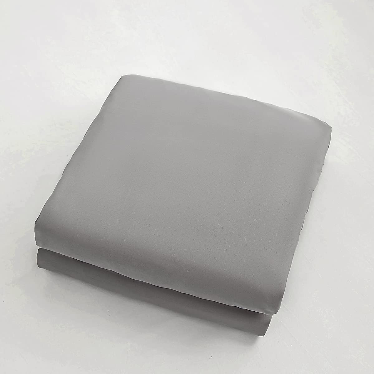Bedding Twin Size Fitted Sheet Only-Twin Size Deep Pocket Bottom Fitted Sheet Fits 15inches Bed Matress Sheet Soft and Microfiber Easy Care-Light Gray