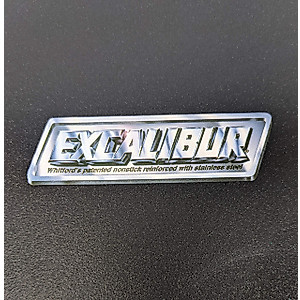 Update International Induction Fry Pan, 8-Inch, Excalibur Coated SuperSteel