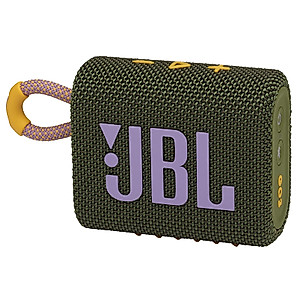 JBL Go 3 Portable Waterproof Wireless IP67 Dustproof Outdoor Bluetooth Speaker (Green)