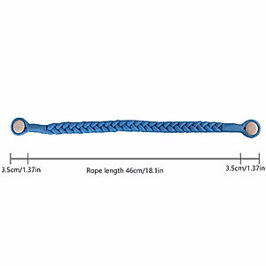 Leheybia 1 Pack Natural Cotton Curtain Holders Strong Magnetic Curtain Tiebacks Curtain Tieback for Window Sheer Drapes Indoor Outdoor (Beige)