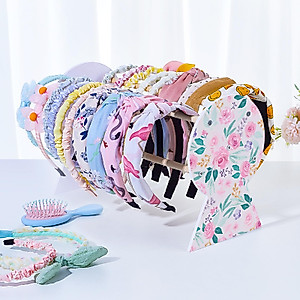 Basumee Headband Holder and Organizer for Hair Accessories - Display and Storage for Girls' Hair Hoops, Headbands, Home Decor