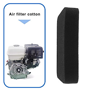 SING F LTD 2Pcs Sponge Air Filter Replacement 17211-899-000 Compatible with Honda GX390 GX240 GX270 GX340 EB3000 EB3500 EB3800 Foam Air Filter